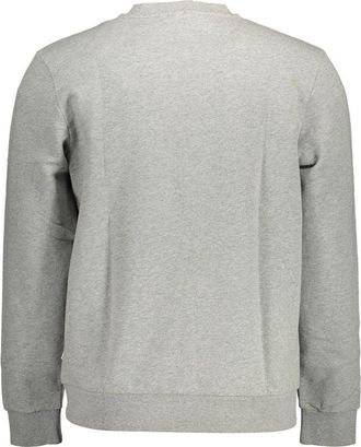 Napapijri Logo-Print Cotton Sweatshirt - Grey
