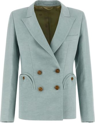 Blaz&eacute; Milano Femme, Manteaux, Bleu, Taille: 38 FR Charmer Blazer