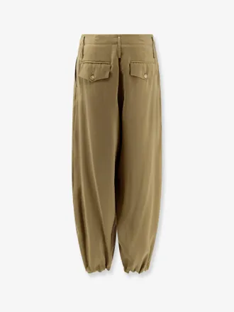 Alysi Womens Trousers, Modal Green
