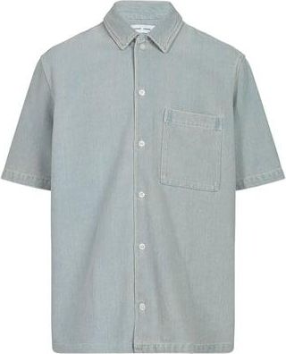 Sams&oslash;e & Sams&oslash;e Chemise en jacquard denim de coton