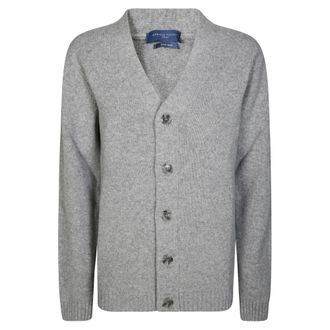 Daniele Fiesoli Homme, Pulls, Gris, Taille: M Cardigan Élégant pour Homme
