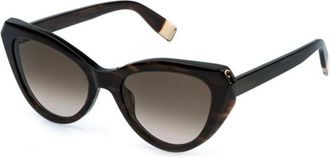 Furla Femme, Accessoires, Brun, Taille: 54 MM Sfu977 Lunettes de soleil