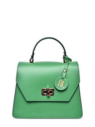 Anna Luchini Gr&uuml;n Rindsledertasche