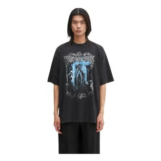 VETEMENTS Cof Butterfly Oversized T-Shirt - - Tops - Herren - Schwarzk - L