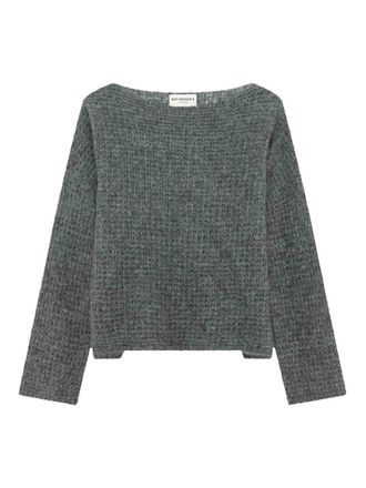 Roy Rogers Rundhalspullover - Grau