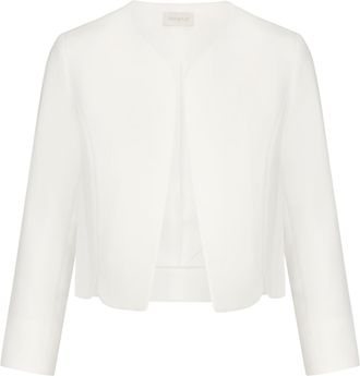 Apart Fashion APART Bolero aus Einer leicht strukturierten Ware, Creme, 38