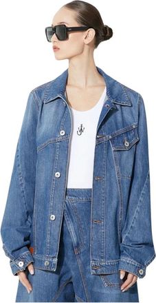 J.W.Anderson Femme, Vestes, Bleu, Taille: 40 FR Denim Vestes