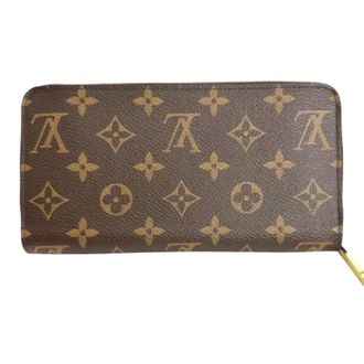 Louis Vuitton Portefeuille en toile vintage Pre-owned - Femme - Pre-owned - Brun - Taille: ONE Size