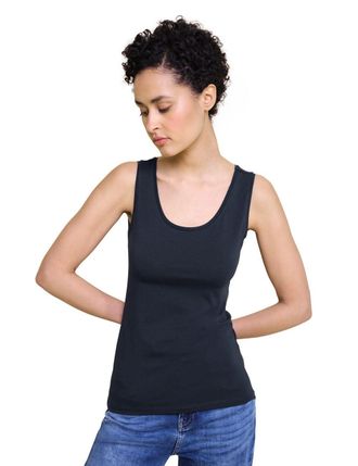 Street One Damen Style Anni Top, Deep Blue, 40