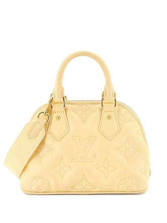 Louis Vuitton Alma Handbag Bubblegram Leather BB shoulder bag - Gelb