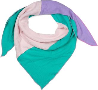 styleBREAKER Tuch 3-Farbiges Musselin Dreieckstuch