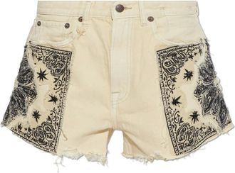 R13 Femme, Shorts, Beige, Taille: W24 X-Boyfriend Short