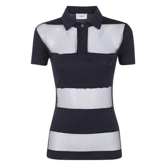 Coperni Femme, Tops, Multicolore, Taille: 36 FR Haut Polo Transparent Ray&eacute;