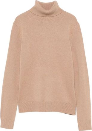 Theory Femme, Pulls, Beige, Taille: 36 FR Pull Col Roul&eacute; en Cachemire