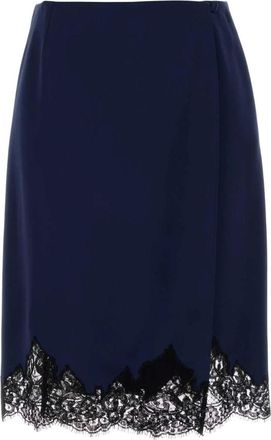 Stella McCartney Femme, Jupes, Bleu, Taille: 36 FR Midi Skirts