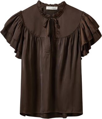 Sofie Schnoor Femme, Blouses et Chemises, Brun, Taille: 38 FR Blouses