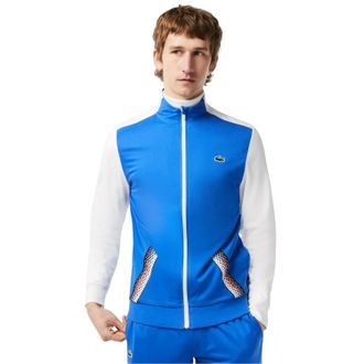 Lacoste Trainingsjacke f&uuml;r Herren, Durchgehender Rei&szlig;verschluss, Regul&auml;r (Reichblau)