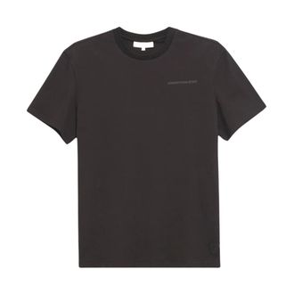 Gertrude Homme, Tops, Noir, Taille: L T-shirt G&eacute;om&eacute;trie Leonce