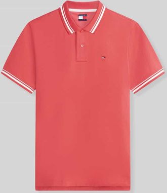 Tommy Jeans Regular Fit Poloshirt aus reiner Baumwolle