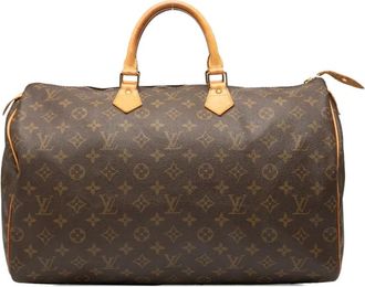 Louis Vuitton 1992 Monogram Speedy 40 boston bag - Marron