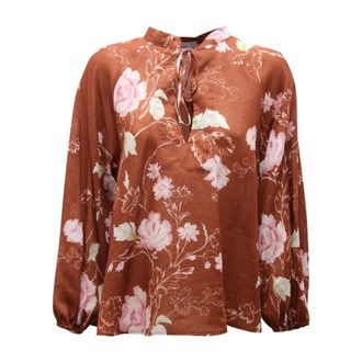 Marella Femme, Blouses et Chemises, Multicolore, Taille: 38 FR Viterbo Shirt