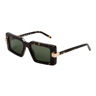 Off-white Off White - Lowell Rechteckig-Sonnenbrille f&uuml;r Herren/Damen Unisex (Braun/Gr&uuml;n)