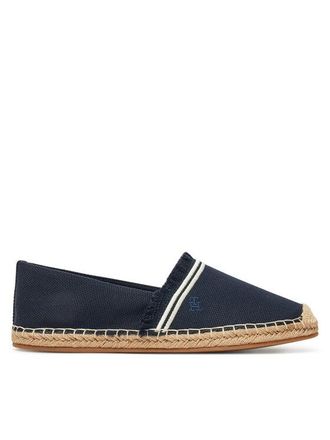 Tommy Hilfiger Espadrilles Fringe Canvas Closed Espadrille FW0FW08881 Dunkelblau