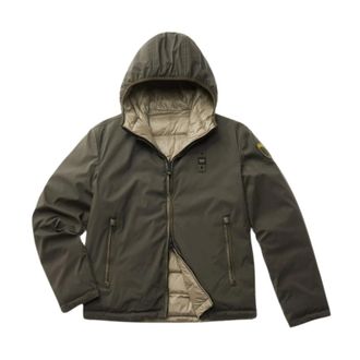 Blauer Wendejacke Gr&uuml;n - - Jackets - Herren - Gr&uuml;n - XL
