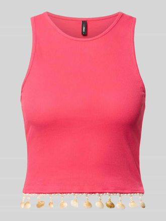 Only Slim Fit Top aus Baumwoll-Mix Modell SHELLY