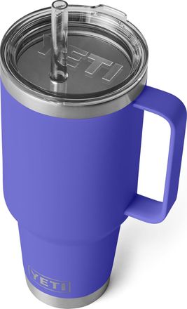 Yeti Rambler Trinkbecher Mit Trinkhalmdeckel, Ultramarine Violet, 42 oz (1,2 l)
