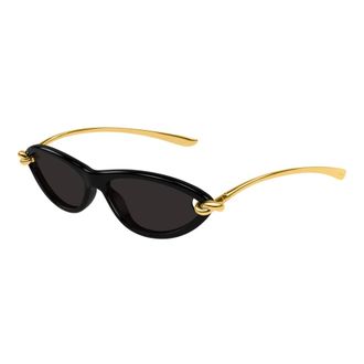 Bottega Veneta Femme, Accessoires, Jaune, Taille: 56 MM Bv1390S Lunettes de soleil oeil-de-chat