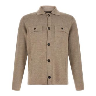 Zanone Saharan Cardigan - - Knitwear - Herren - Beige - XL