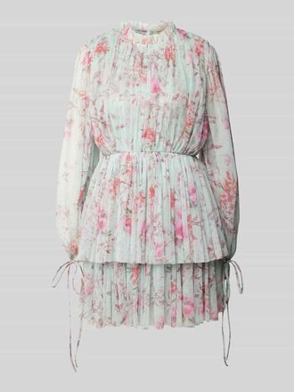 Lace & Beads Cocktailkleid mit Stehkragen