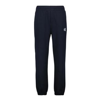 Moncler Marineblaue Logo Jogginghose Fr&uuml;hling 2025 - - Trousers - Herren - Blau - L