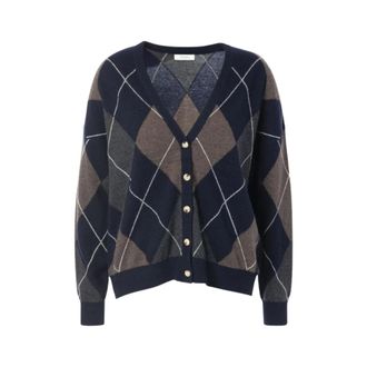 Jcsophie Cardigan Reims - Femme - Pulls - Bleu - Taille: 40 FR