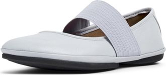 Camper Right Nina, Women Moccasin/Ballerina, Lt. Pastel Grey, 38, (EU)