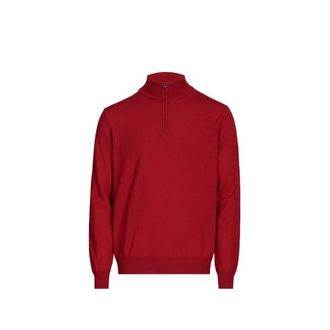 Fa&ccedil;onnable Pull col zipp&eacute; en laine m&eacute;rinos