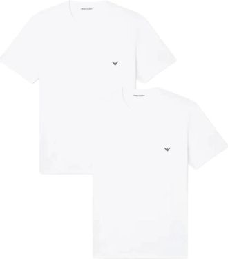 Emporio Armani Homme, Tops, Blanc, Taille: 2XS Signature T shirt