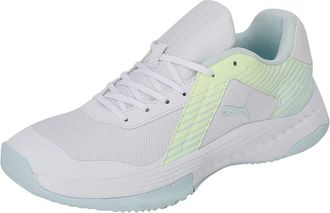 Puma Unisex Varion Hallensportschuhe Hallenschuhe, White-Nitro Blue-Fizzy Light, 40 EU