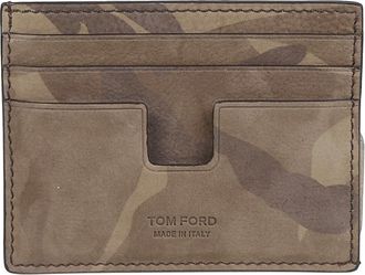 Tom Ford Homme, Accessoires, Multicolore, Taille: ONE Size T Line Credit Card Holder