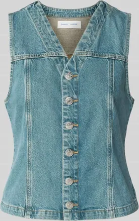 Samsøe & Samsøe Jeansweste mit Knopfleiste Modell SABETH