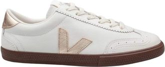Veja Low-Top Sneaker - Volley Leather Sneakers, White And - Gr. 36 (EU) - in Grau - f&uuml;r Damen