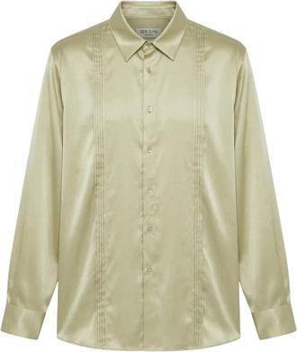 SER.O.YA Ser.o.ya, Femme, Blouses et Chemises, Vert, Taille: 38 FR Chemise Boutonn&eacute;e Moss