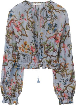 Rodebjer Femme, Blouses et Chemises, Bleu, Taille: 44 FR Piper Trailing