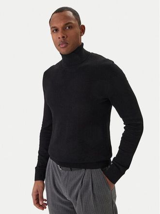 Jack & Jones Jack & Jones Rollkragenpullover Emil Knit Roll Neck 12157417 Schwarz Regular Fit