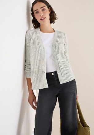 Cecil Cardigan Chunky Strickjacke mit Knopfleiste