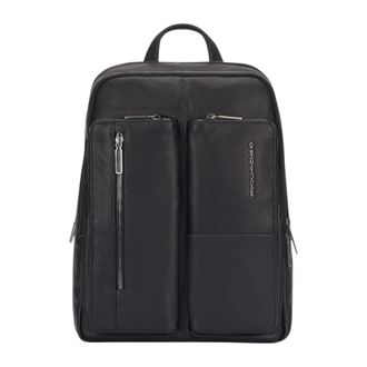 Piquadro Schwarzer Herren Laptop Rucksack - - Bags - Herren - Schwarzk - ONE SIZE