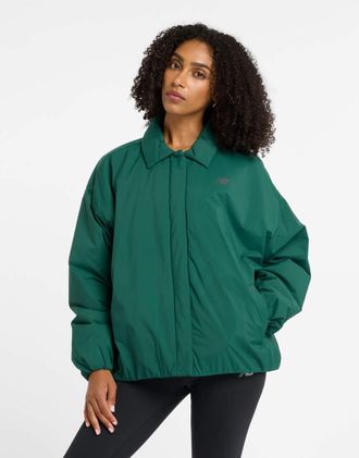 New Balance Coaches - Veste - Vert fonc&eacute;
