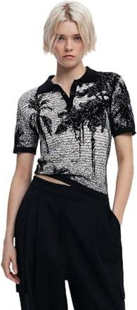 Desigual TS_Tropical Hawaii_LACROI, 2000 Black, S