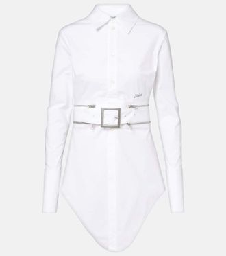 Jean Paul Gaultier Hemdblusenkleid aus einem Baumwollgemisch